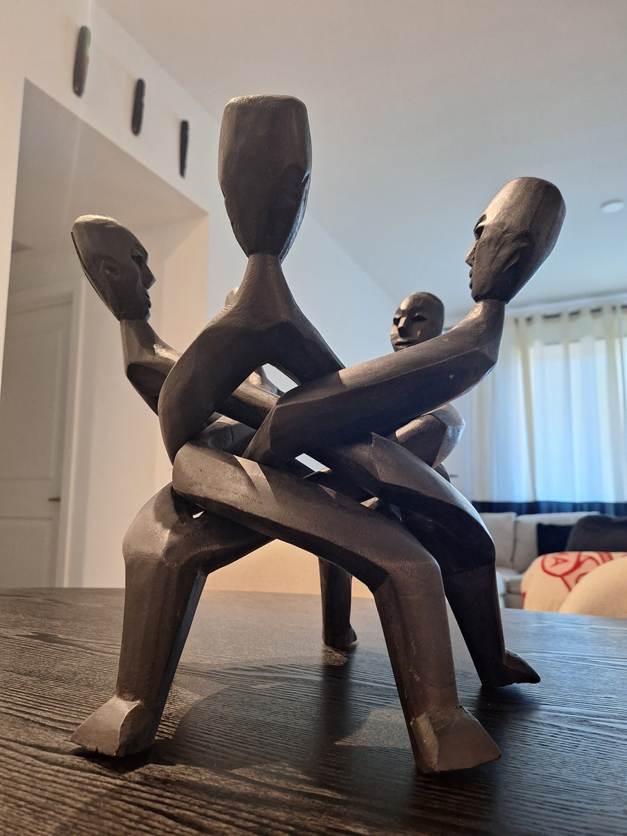 Five Headed Unity Carving (Pre-Order) – Ankara Delights