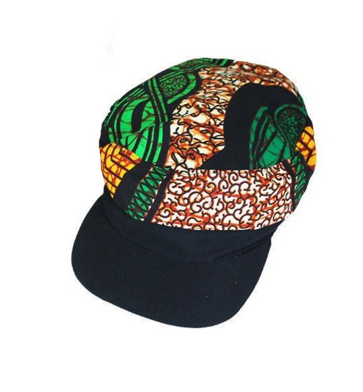 Kitenge (Ankara) Cadet Caps – Ankara Delights